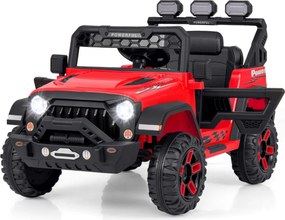 Costway Dětské elektrické auto s 2,4 G dálkovým ovládáním a USB a světlem