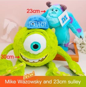 Plyšové postavy Sullivan a Mike Wazowski (Příšerky s r.o.) Varianty: Nový Mike 30 cm, Sulley 23 cm