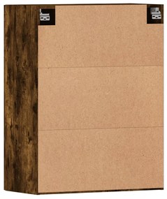 Nástěnné skříňky 2 ks kouřový dub kompozitní dřevo,  3197878