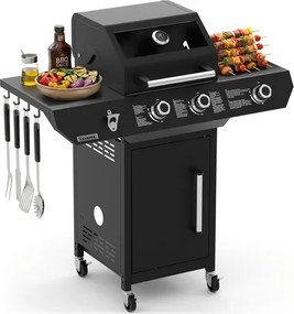 Plynový gril 2+1 10kW Varen Black 3.0 Kaminer