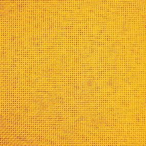 Otočná lenoška na podlahu hořčicově žlutá textil 336581