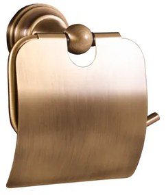 Slezák RAV Držák toaletního papíru s krytem stará mosaz (bronz) Koupelnový doplněk MORAVA RETRO, Barva: stará mosaz - MKA0400SM
