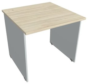 Stůl pracovní rovný 80 cm - Hobis Gate GS 800 Dekor stolové desky: akát, Dekor lamino podnože: šedá