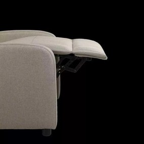 LuxuryForm DESIGN Televizní křeslo RUFO s polohováním - béžové