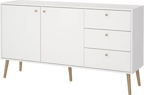 Komoda Boazy 147 cm bílá