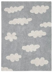 Lorena Canals koberce Pro zvířata: Pratelný koberec Clouds Grey Rozměry koberců: 120x160