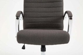 Kancelářská židle Tadlow - látkové čalounění | tmavě šedá