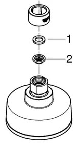 GROHE 26366001 - Hlavová sprcha RAINSHOWER 210 mm lesklý chrom