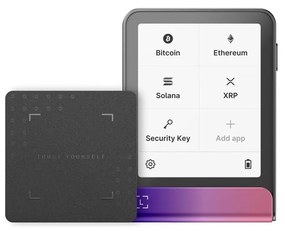 Ledger flex crimson magenta crypto hardware wallet with recovery key