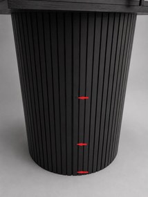 Kulatý rozkládací jídelní stůl s přídavnou deskou v dekoru dubu ø 115 cm Malaga - II. jakost – Bonami Selection
