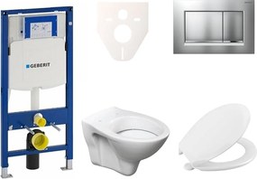 Cenově zvýhodněný závěsný WC set Geberit do lehkých stěn / předstěnová montáž+ WC S-Line S-line Pro 111.300.00.5NR7
