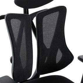 Ergonomická kancelářská židle AVENTO - černá síťovina