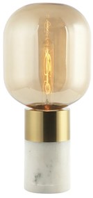 Zambelis 20253 stolní lampa z bílého mramoru, 1xE27, 44cm