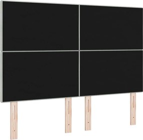 Čelo postele Světle šedá 144 cm samet 3337828