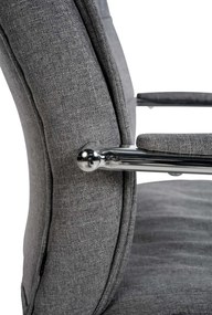 Konferenční židle Sievert látka – světle šedá