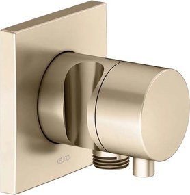Keuco IXMO Comfort - Uzavírací ventil pod omítku, s připojením a držákem sprchy, kartáčovaný bronz 59541031202