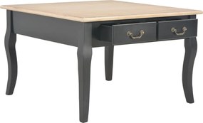 vidaXL Konferenční stolek 80 x 80 x 50 cm dřevo [280063] Barva: Hnědo-černá