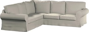 Potah na pohovku IKEA Ektorp rohová barva béžová látka pletený vzor