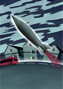 Ondrej Časnocha | Raketa Rám: Černý, Velikost: 40 x 30 cm
