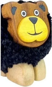 2Kids Toys Dřevěná figurka XL pompon Medvěd