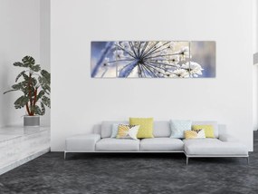 Obraz - Zmrzlý květ (170x50 cm)