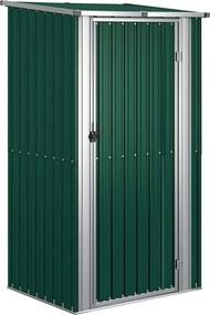Zahradní domek zelený 118,5 x 97 x 209,5 cm pozinkovaná ocel 150899