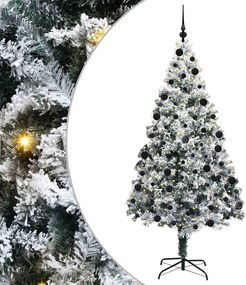 Umělý vánoční stromeček Bílá 210 cm PVC, ocel a plast 3396972