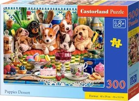 Castorland 030590 Puzzle Dezert pro štěňata / 300 dílků / od 8 let