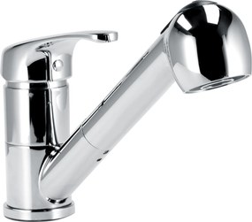 Livarno® Páková kuchyňská baterie s výsuvnou sprchou (chrom)