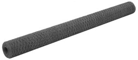 Pletivo ke kurníku ocel PVC vrstva 25 x 1,5 m šedé 143291