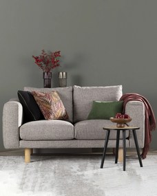 Sada 3 dekoračních polštářů Fern Flower maroon I