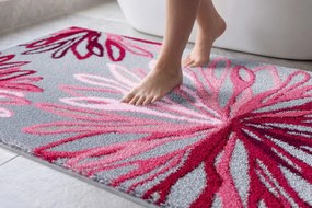 GRUND Koupelnová předložka ART růžově šedá Rozměr: 60x100 cm