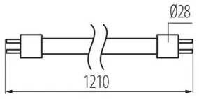 LED trubice zářivka Kanlux T8 LED GLASSv3 18W-NW EM/230V 120cm 18W (36W) 4000K neutrální bílá G13 26064