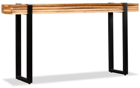 Odkládací stolek, délkově nastavitelný, recyklované dřevo - Default Title