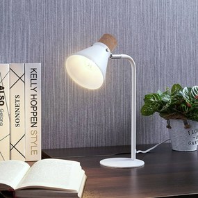 Stolní lampa Silva s korkovou dekorací, 32 cm