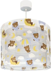 Dalber 41572T - Dětský lustr BABY TEDDY 1xE27/15W/230V modrá