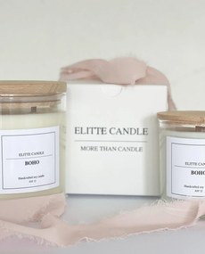 Elitte Candle Sójová svíčka - Boho Objem: 180 ml (zlatá plechovka)