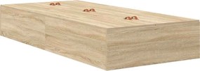 Rám postele s úložným prostorem Sonoma dub 80 x 200 cm 3335335