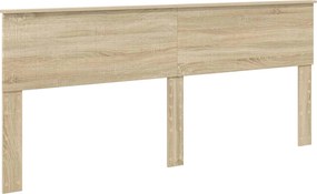 Rám postele s čelo Sonoma 200 x 200 cm Masivní borové dřevo 3410557