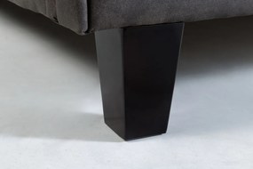 Designová postel Viviano 160 x 200 cm tmavě šedá