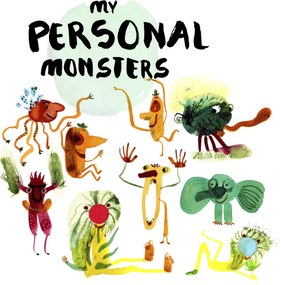 Petra Lemonnier | My personal monsters Rám: Černý, Velikost: 40 x 40 cm