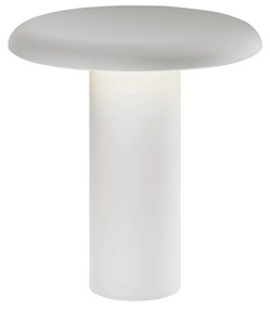 Stolní lampa Artemide Takku LED s dobíjecí baterií, bílá