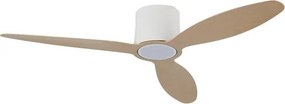 ZEVENTI - LED Stropní ventilátor VENTORA LED/24W/230V Wi-Fi Tuya bílá/dub + DO
