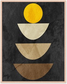 Zarámovaný digitální tisk Organic Shapes