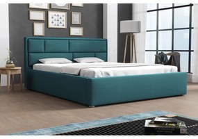 Čalouněná postel s rolovaným roštem Nido, Rozměr postele: 200x200, Potah: Victoria 14 867