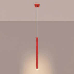 Sollux Lighting Závěsné svítidlo PASTELO 1 červené
