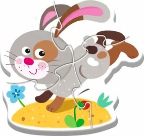 Trefl - Puzzle - Baby puzzle: Na farmě 4v1 / 2|3|4|5 dílků / věk 2+
