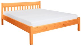 Drewmax Dřevěná postel 140x200 LK116 olše