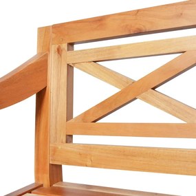 Lavice Batavia 123 cm masivní mahagon světle hnědá 337078