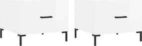 vidaXL Konferenční stolky 2 ks 50 x 50 x 40 cm kompozitní dřevo [829401] Barva: Černá